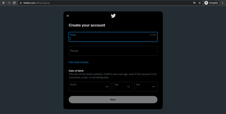 Create A New Twitter Account In 12 Steps | Buildurskills